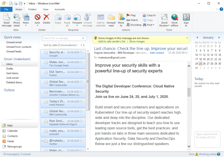 How to Transfer Windows Live Mail Folders to Thunderbird